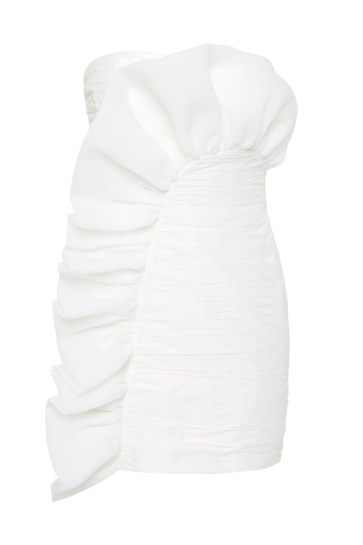 Telma Ruffle Micro Mini Dress | Ivory | Aje – Aje ROW