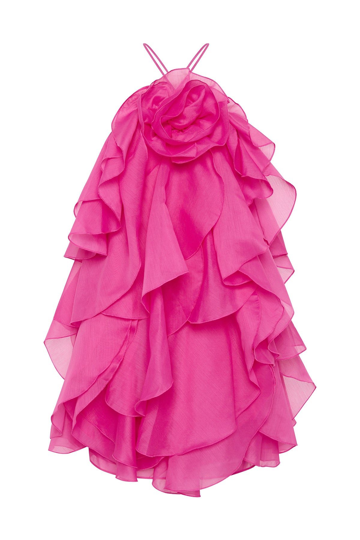 Pandorea Layered Mini Dress | Fuchsia Rose | Aje – Aje International