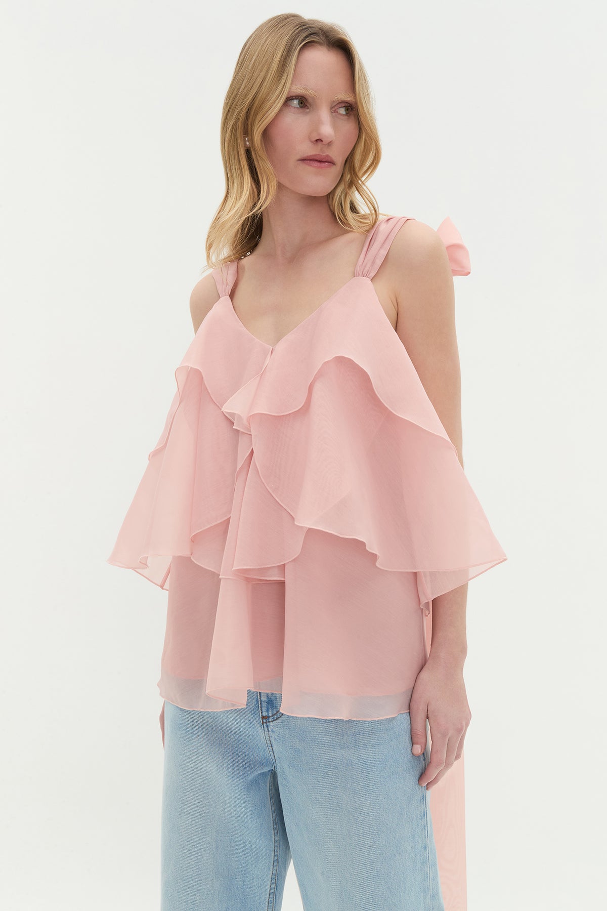Erin Layered Top | Muted Rose | Aje – Aje International