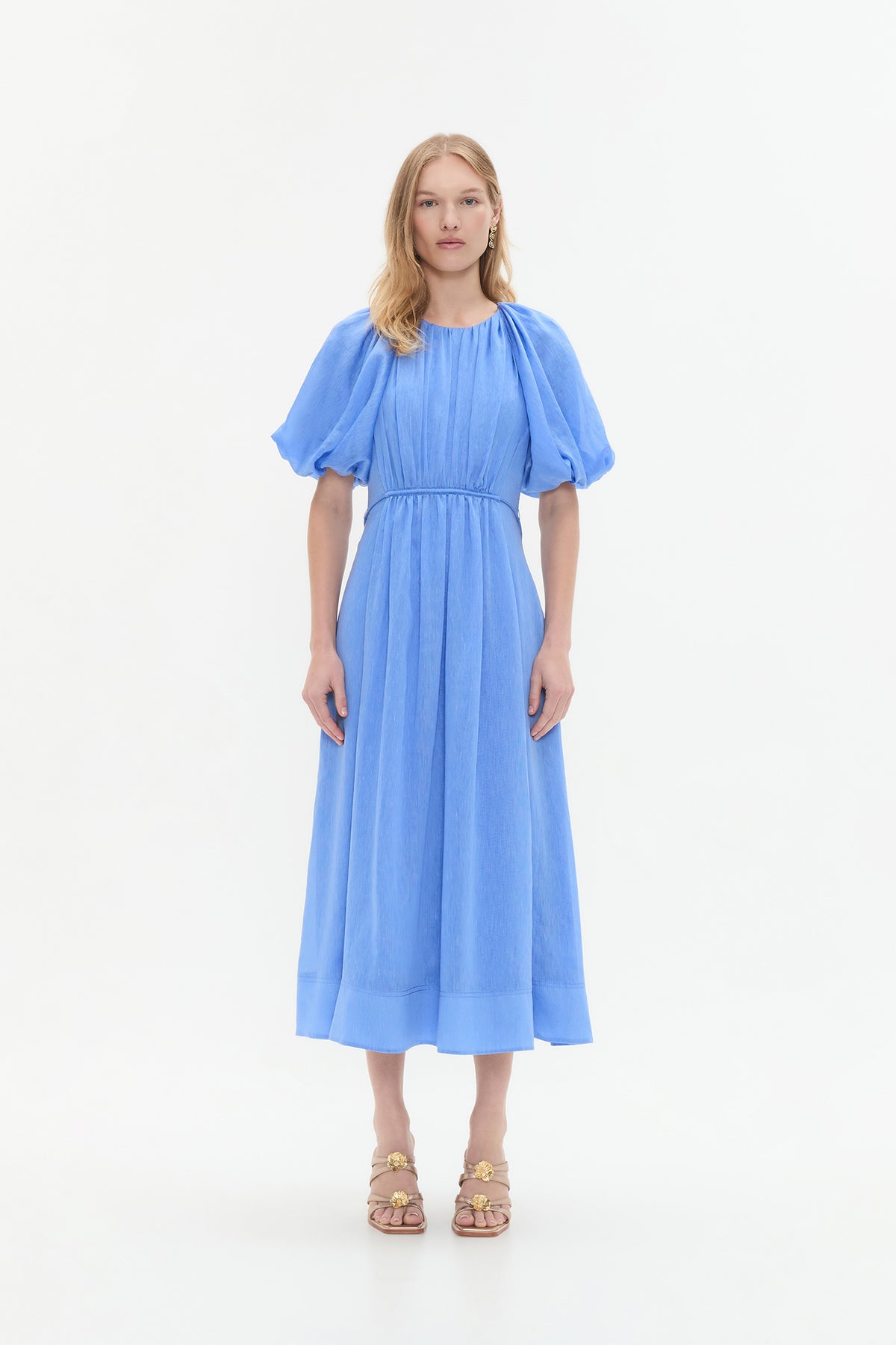 Alma Midi Dress | Mist Blue | Aje – Aje ROW