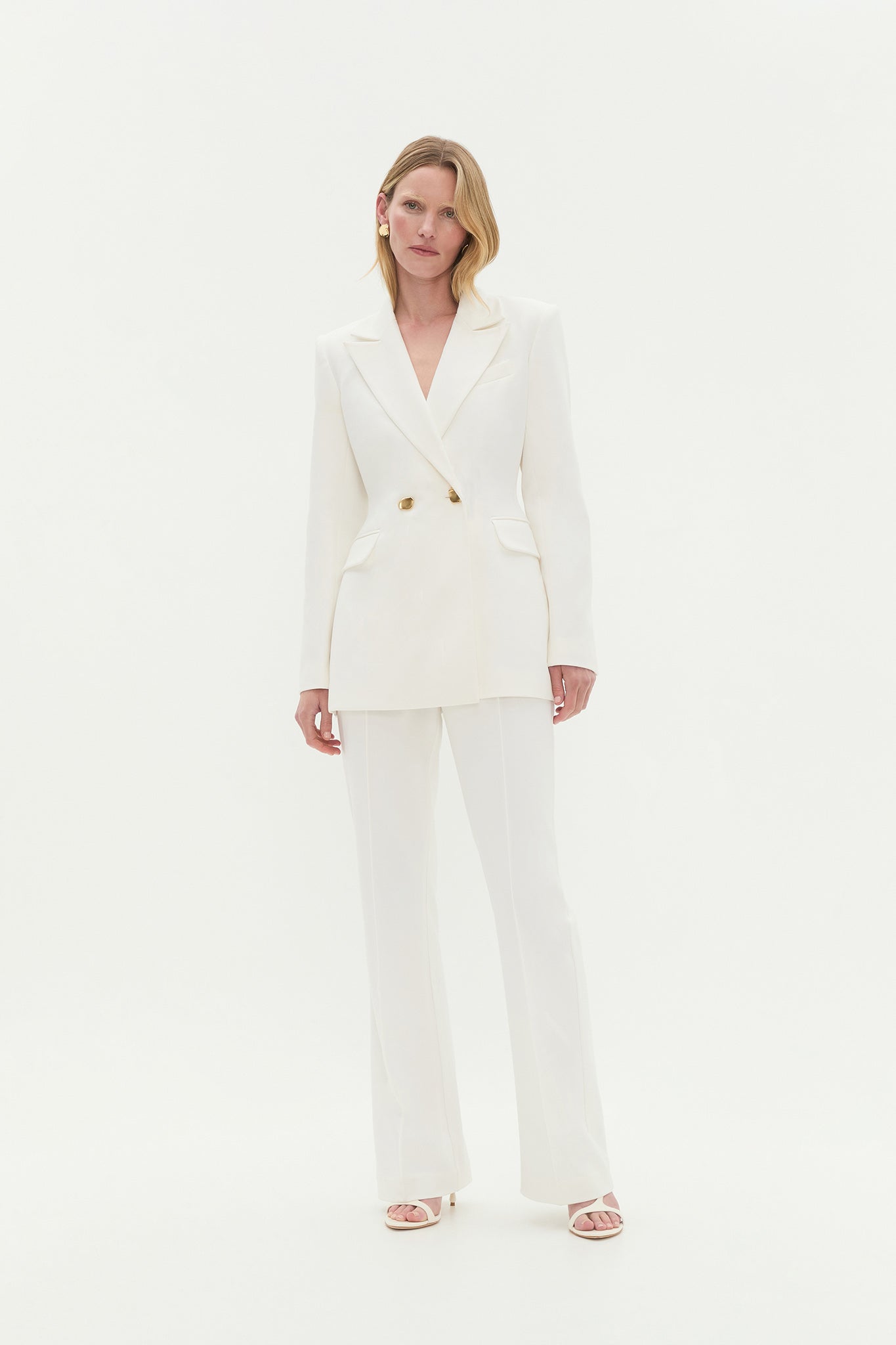 Amber Blazer | Ivory | Aje – Aje ROW