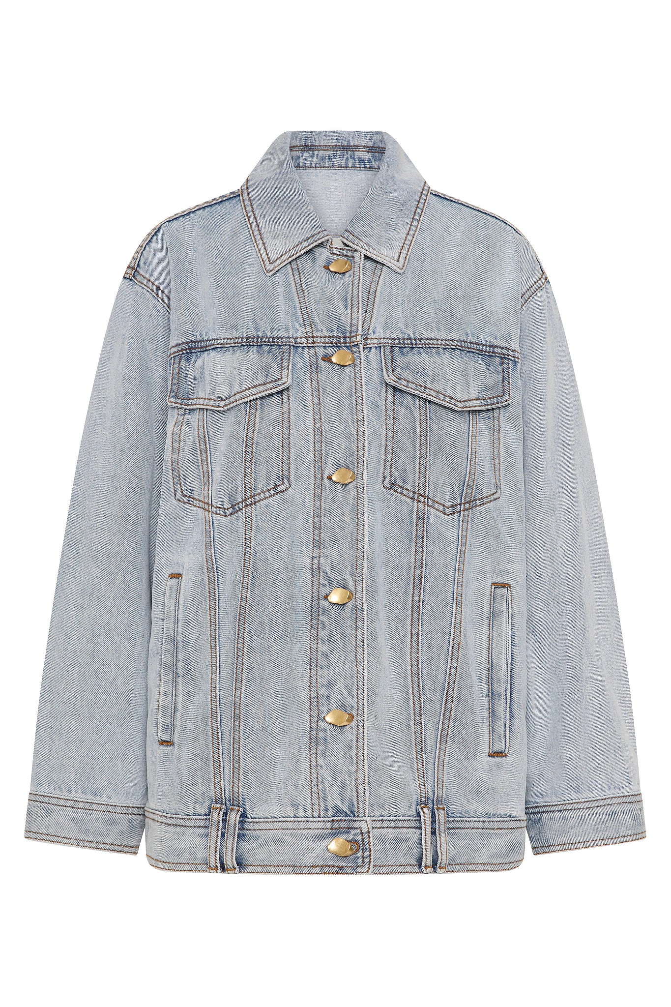 Coast Denim Jacket | Light Sky Wash | Aje – Aje ROW