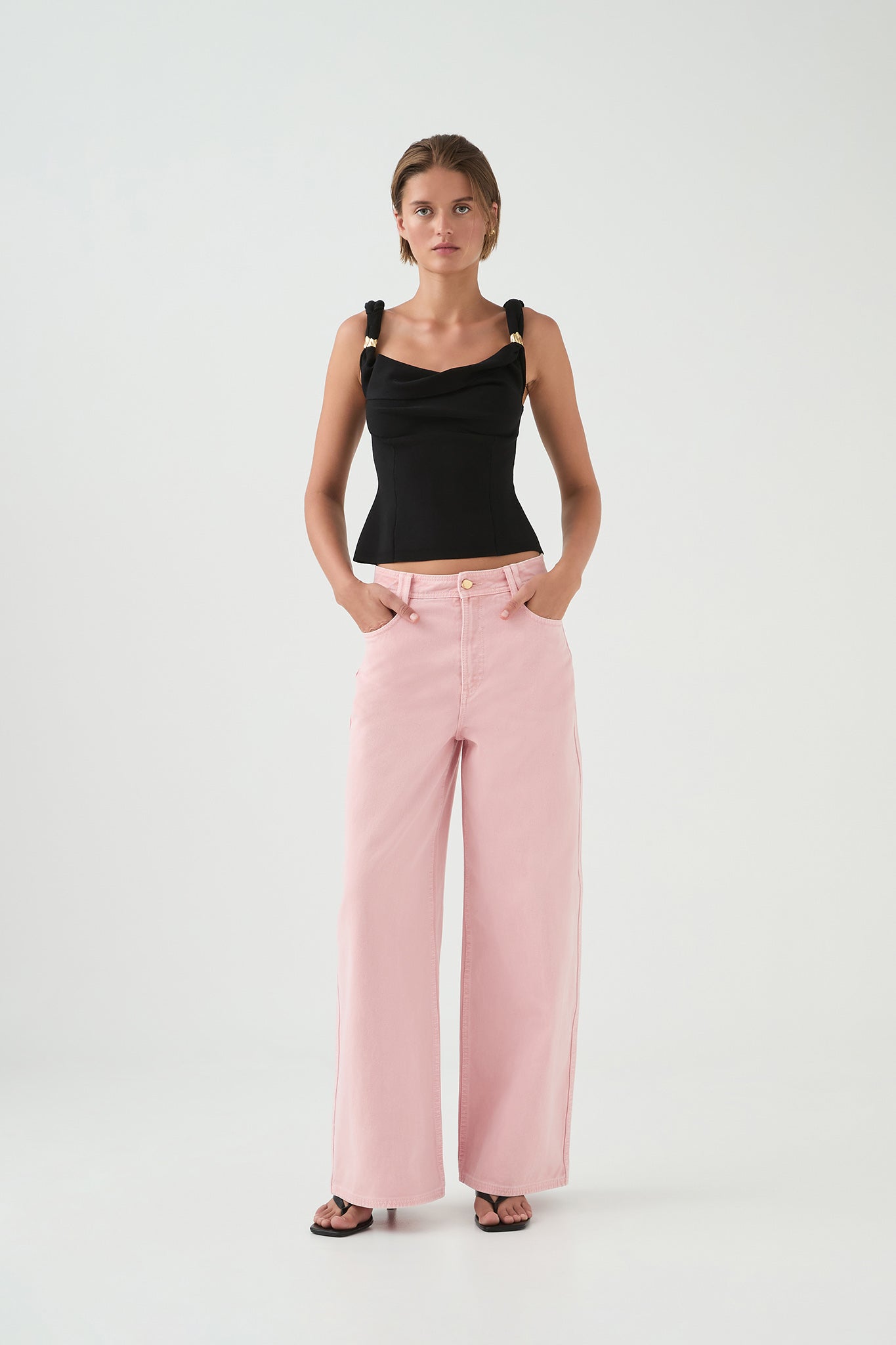 Ayden Straight Leg Jean | Blush Wash | Aje – Aje International
