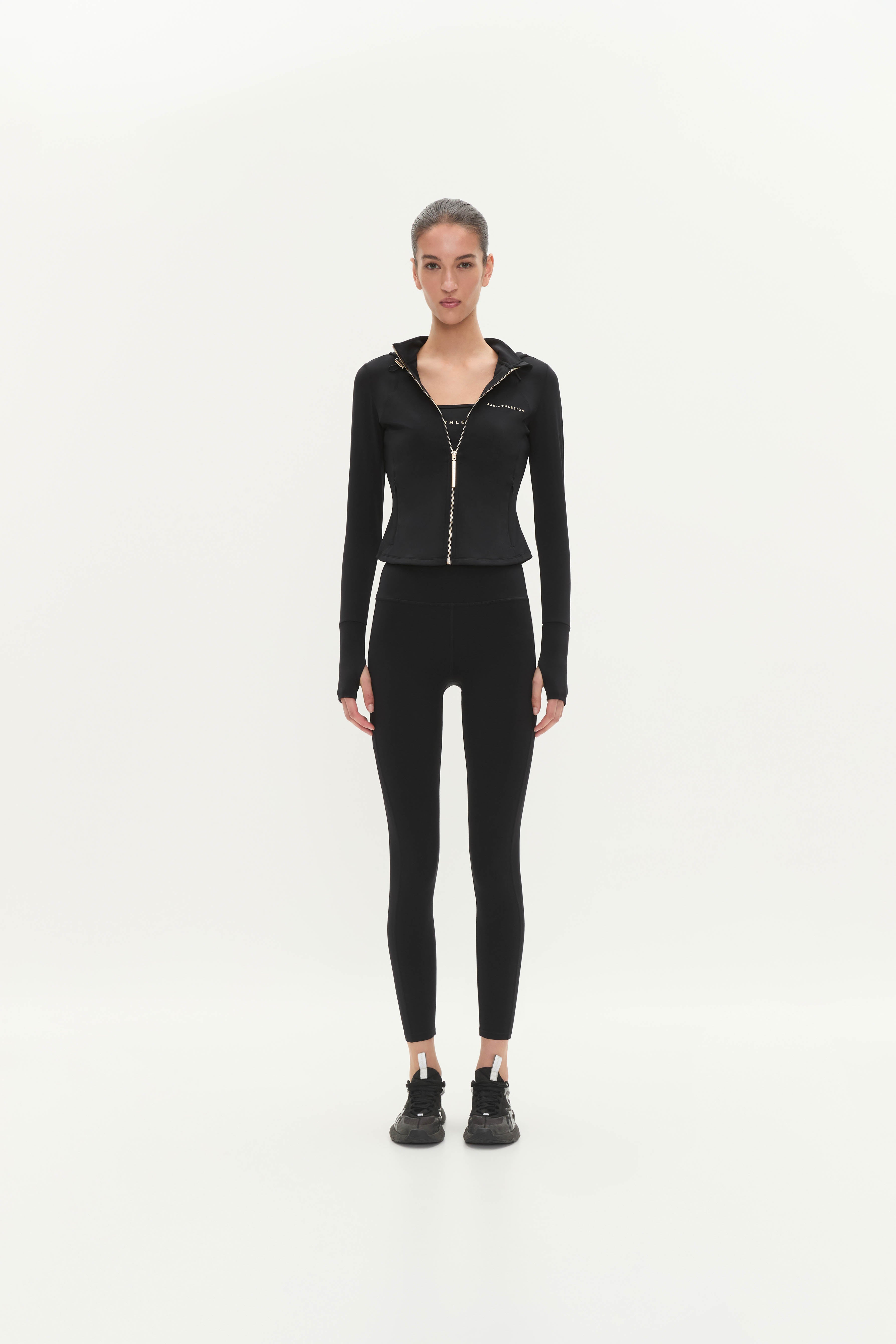 Fitted Running Jacket | Black | Aje Athletica – Aje ROW