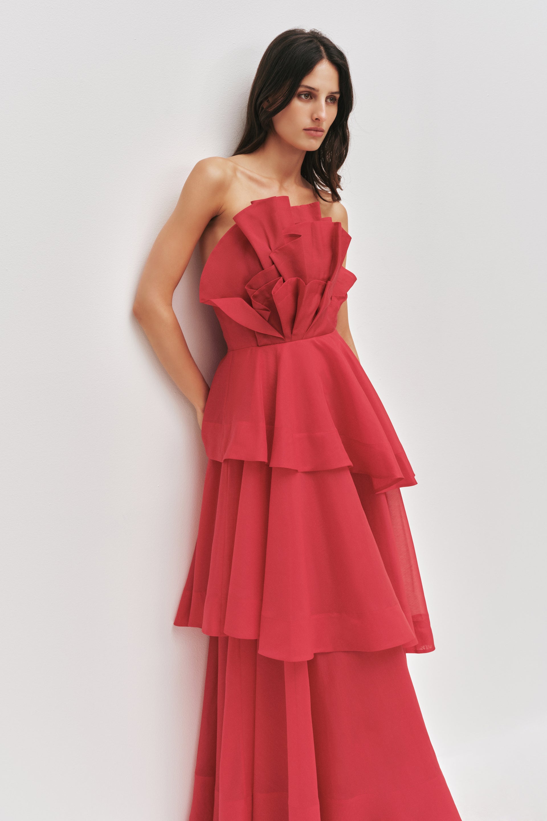 Selestia Gown | Scarlet Red | Aje – Aje International