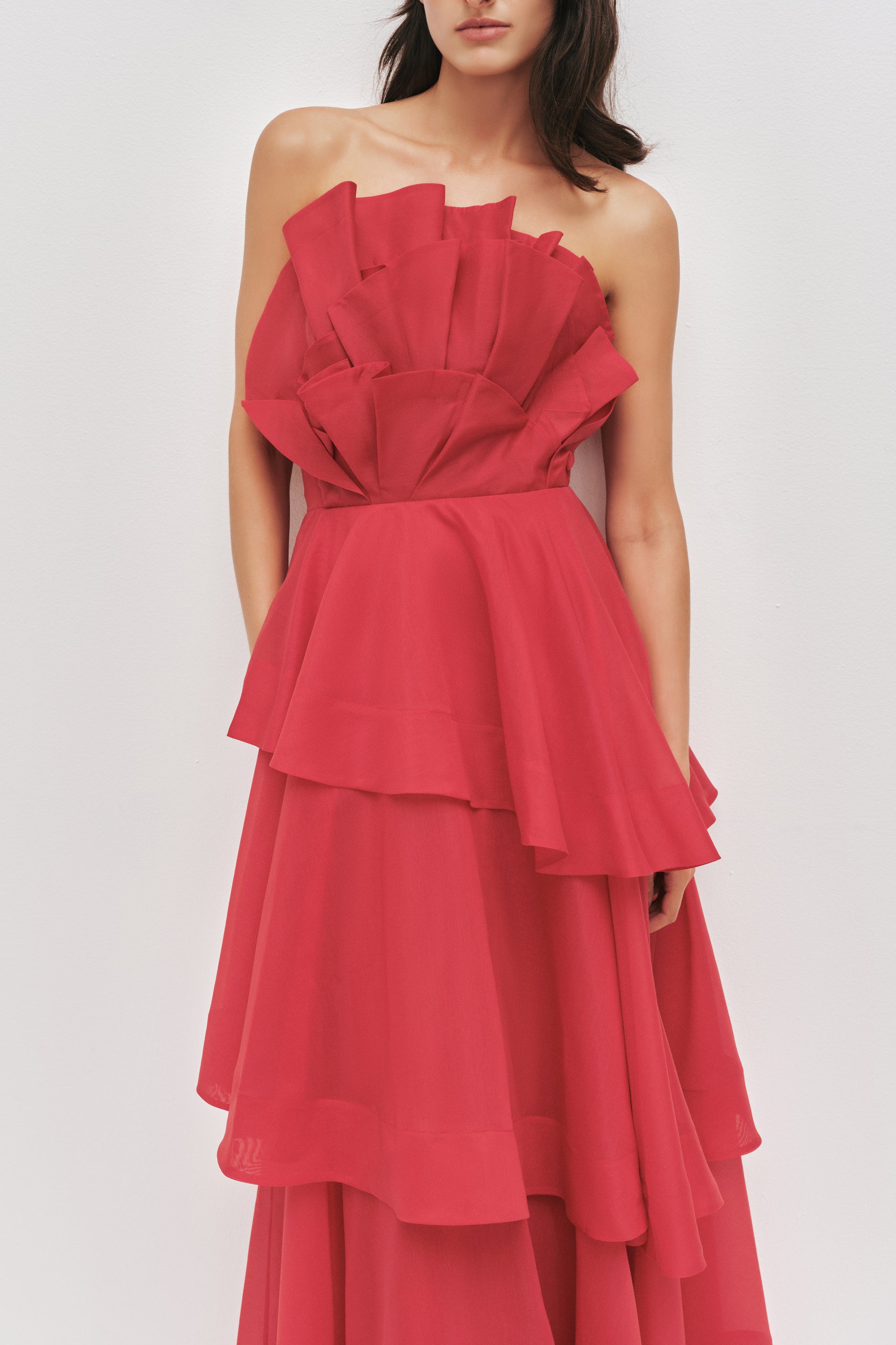 Selestia Gown | Scarlet Red | Aje – Aje International