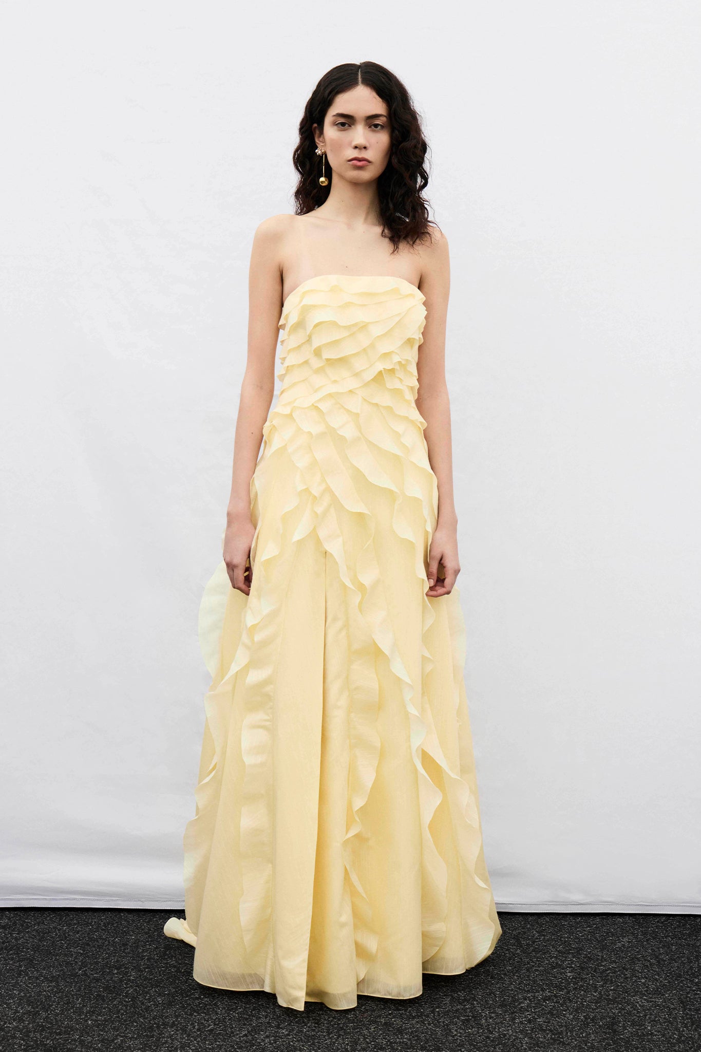 Allairie Gown | Butter Yellow | Aje – Aje ROW