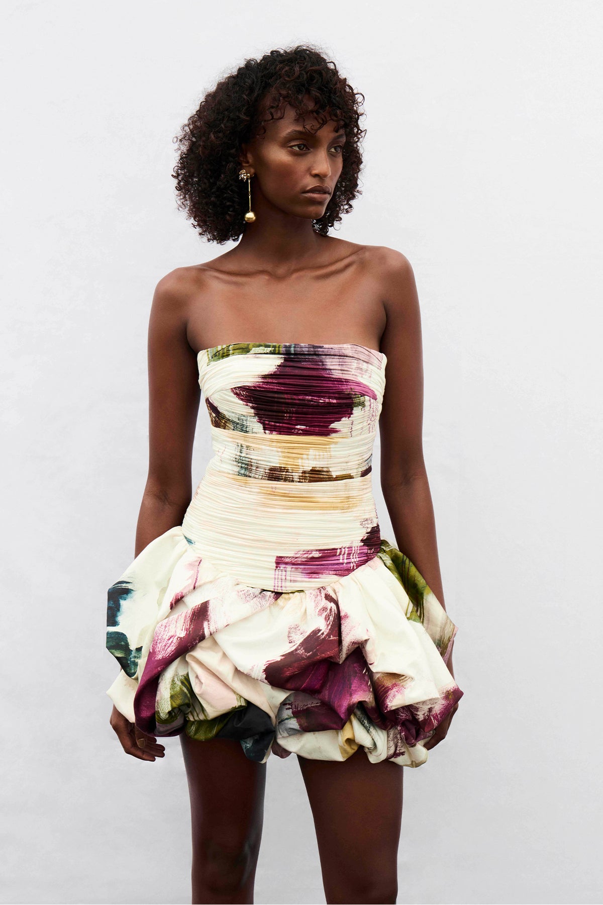 Violette Bubble Hem Mini Dress | Impressionist | Aje – Aje ROW