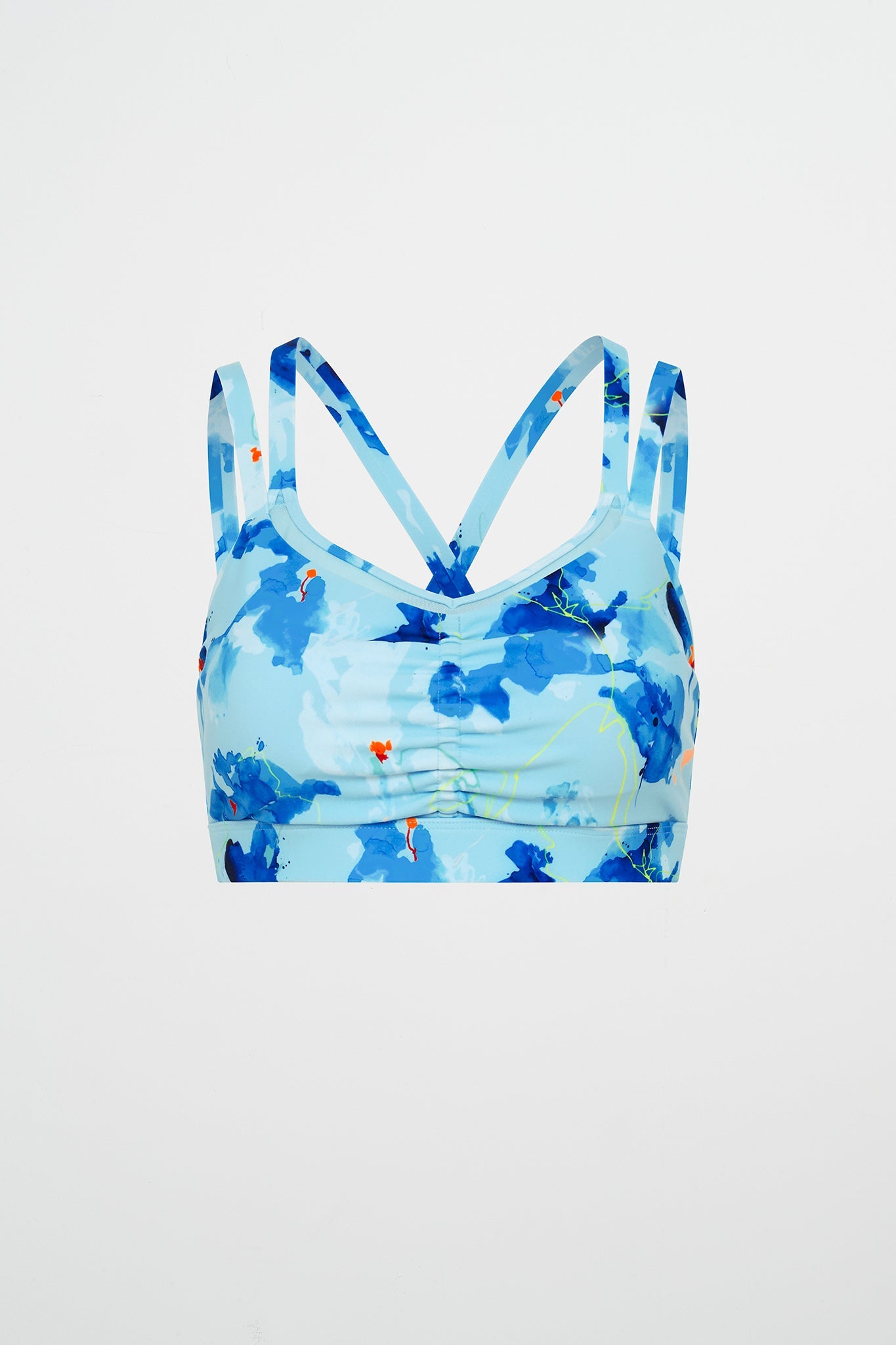 Double Layer Crossback Bra 350 | EXPRESSIVE FLORAL | AJE ATHLETICA ...