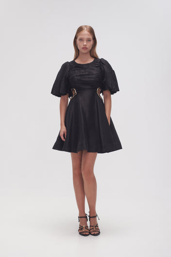 Monica Chain Link Mini Dress | Black | Aje – Aje ROW